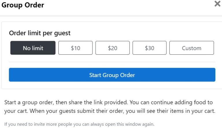 Catering and Group Ordering | Izzys